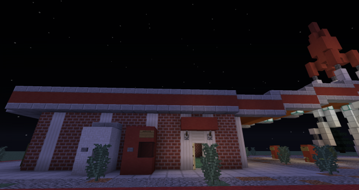 Fallout 4 Red Rocket Station Minecraft Map