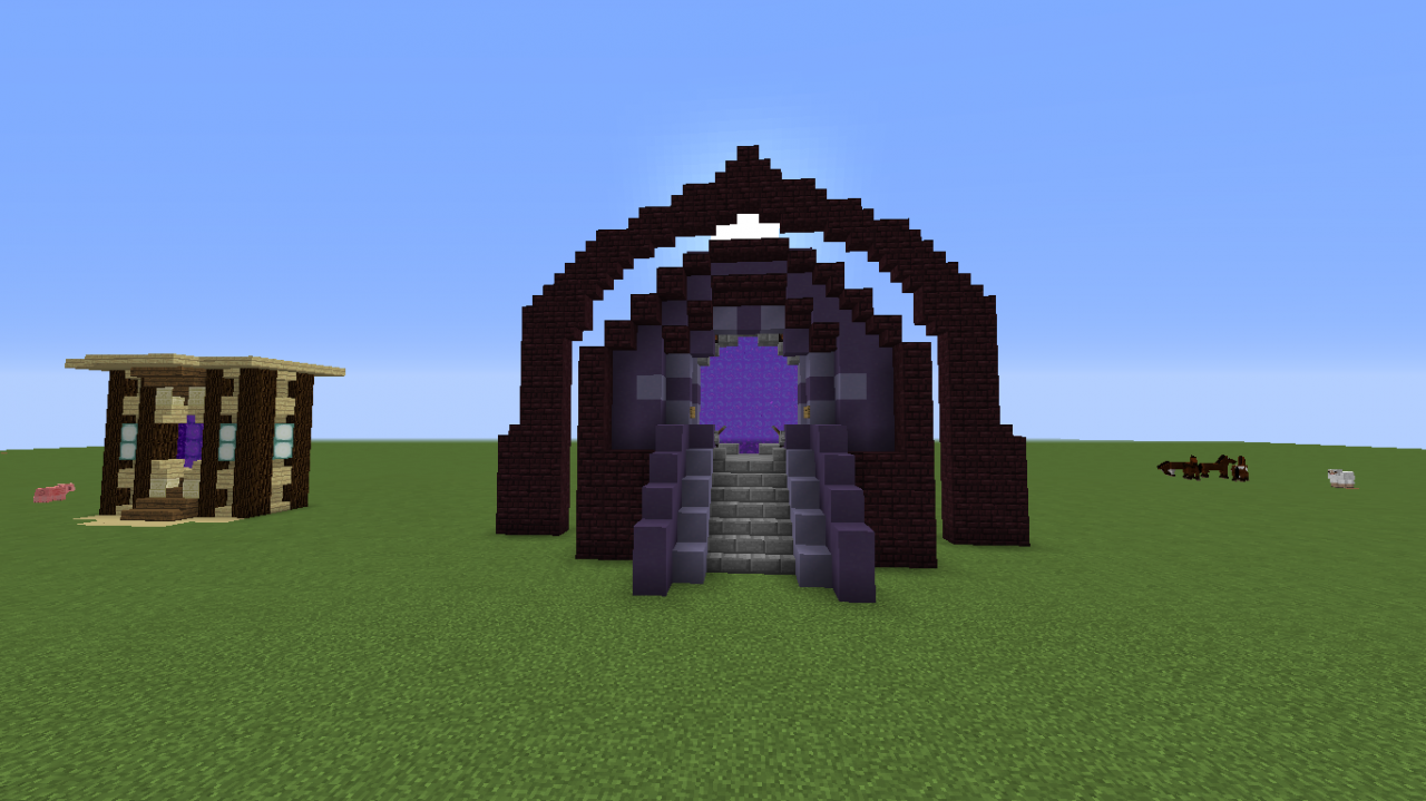 Nether Portal Designs Minecraft Map