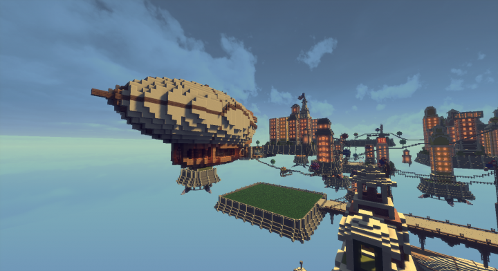 Bioshock Infinite (Columbia WIP) Minecraft Map