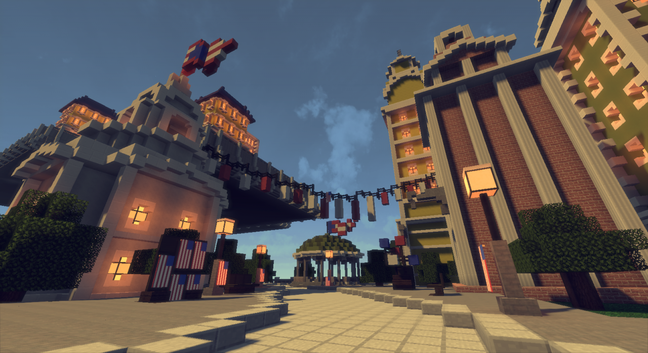 Bioshock Infinite (Columbia WIP) Minecraft Map
