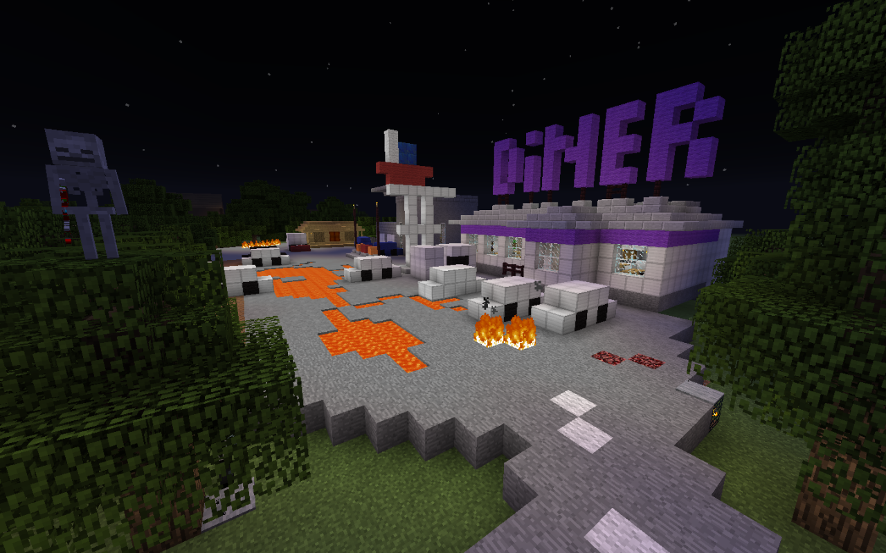 Black ops 2 Tranzit Green Run in Minecraft Minecraft Map