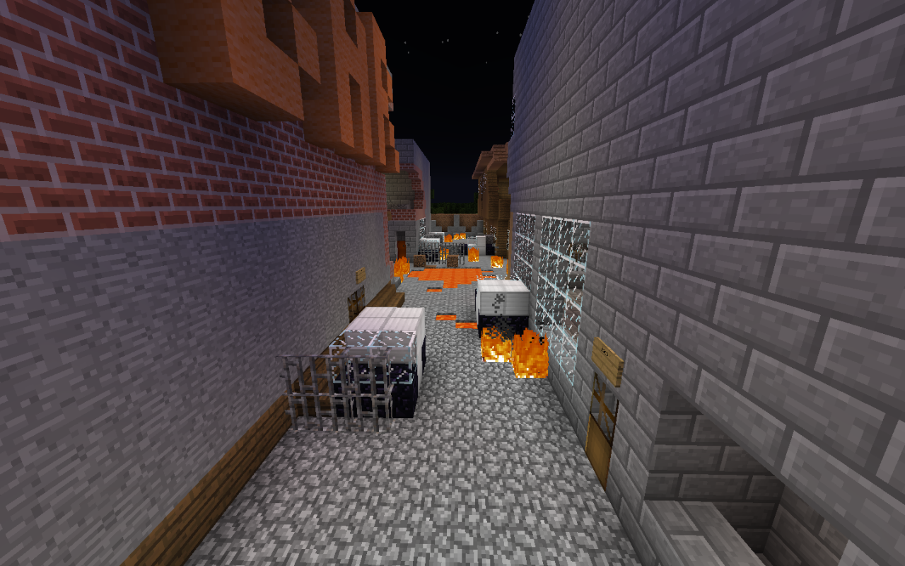 Black ops 2 Tranzit Green Run in Minecraft Minecraft Map