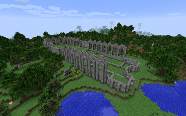 Survival project: Gothic Church Minecraft Map