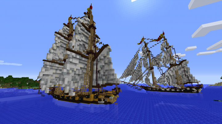 HMS Chariot | Corvette style ship Minecraft Map