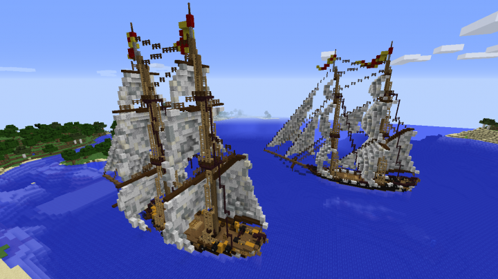 HMS Chariot | Corvette style ship Minecraft Map