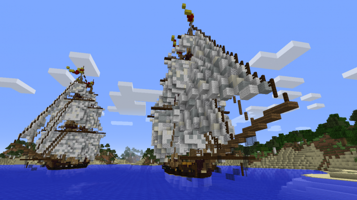 HMS Chariot | Corvette style ship Minecraft Map