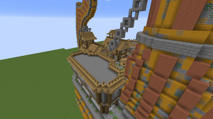 Genie Lamp Village Spawn Minecraft Map