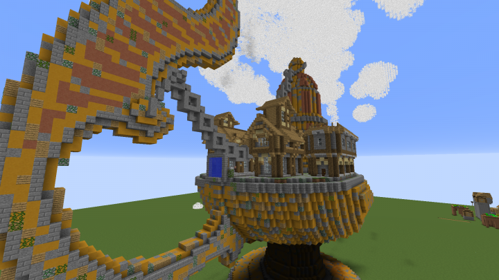 Genie Lamp Village Spawn Minecraft Map