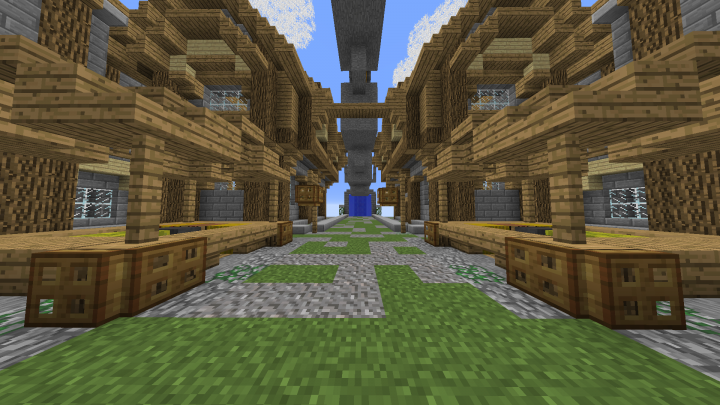 Genie Lamp Village Spawn Minecraft Map