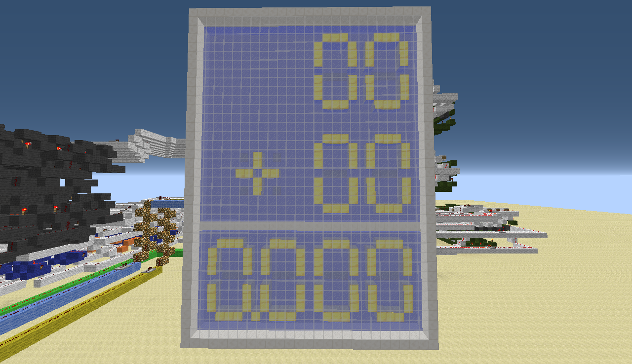 Minecraft Calculator - 8Bit Minecraft Map