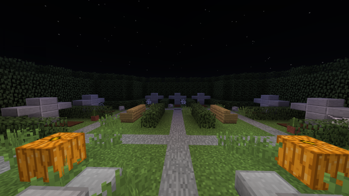Interactive Graveyard Minecraft Map