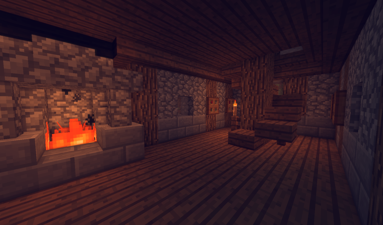 Small Rustic/Medieval House Minecraft Map