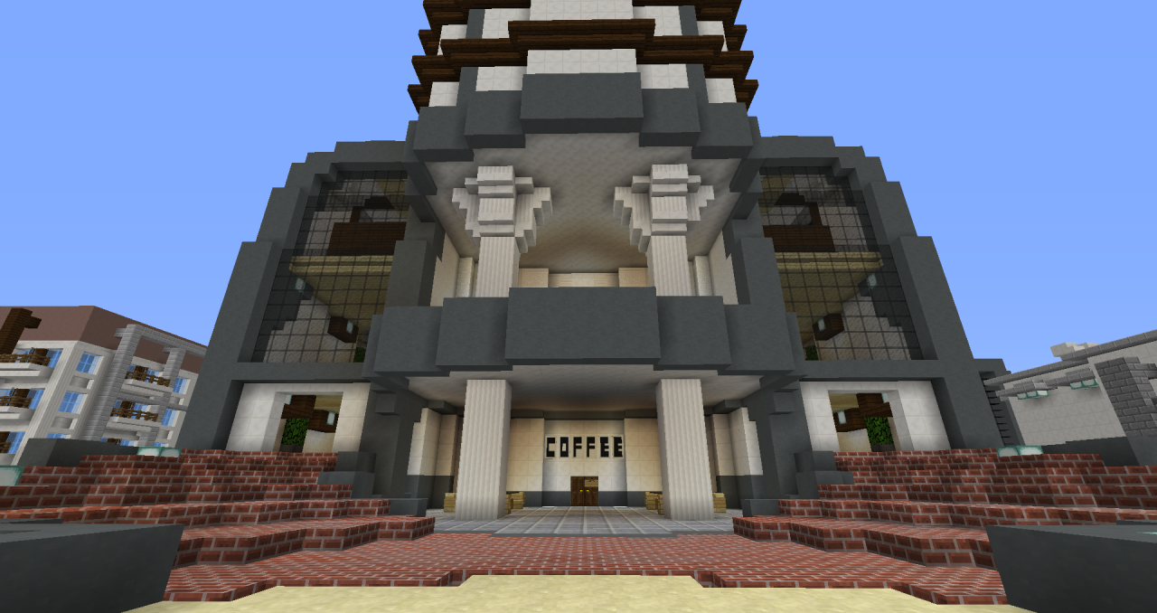 Modern Big Building Minecraft Map