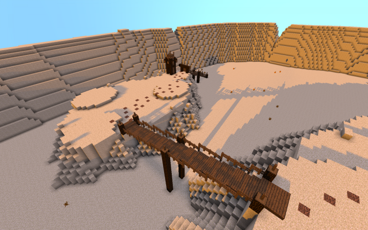 Desert Fortress Minecraft Map