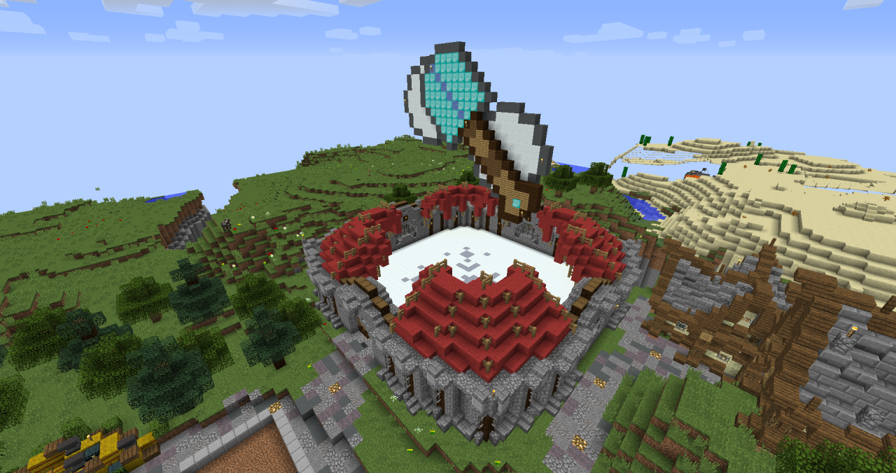 Spawn Survival Easy-Hard Minecraft Map