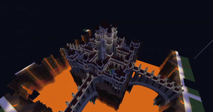 Crater Fortress Minecraft Map