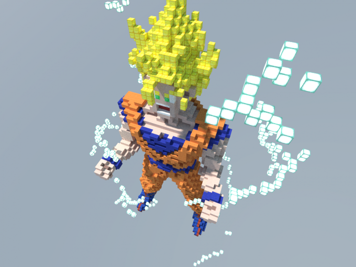 Son Goku SSJ2 Minecraft Map