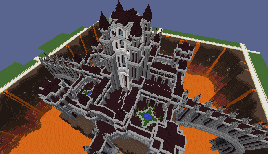 Crater Fortress Minecraft Map