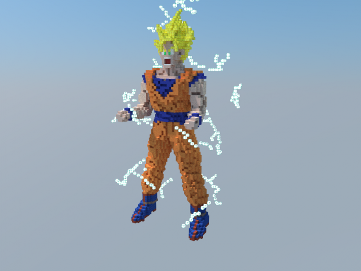Son Goku SSJ2 Minecraft Map