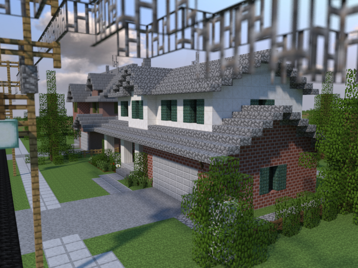 Small Suburban Home Minecraft Map