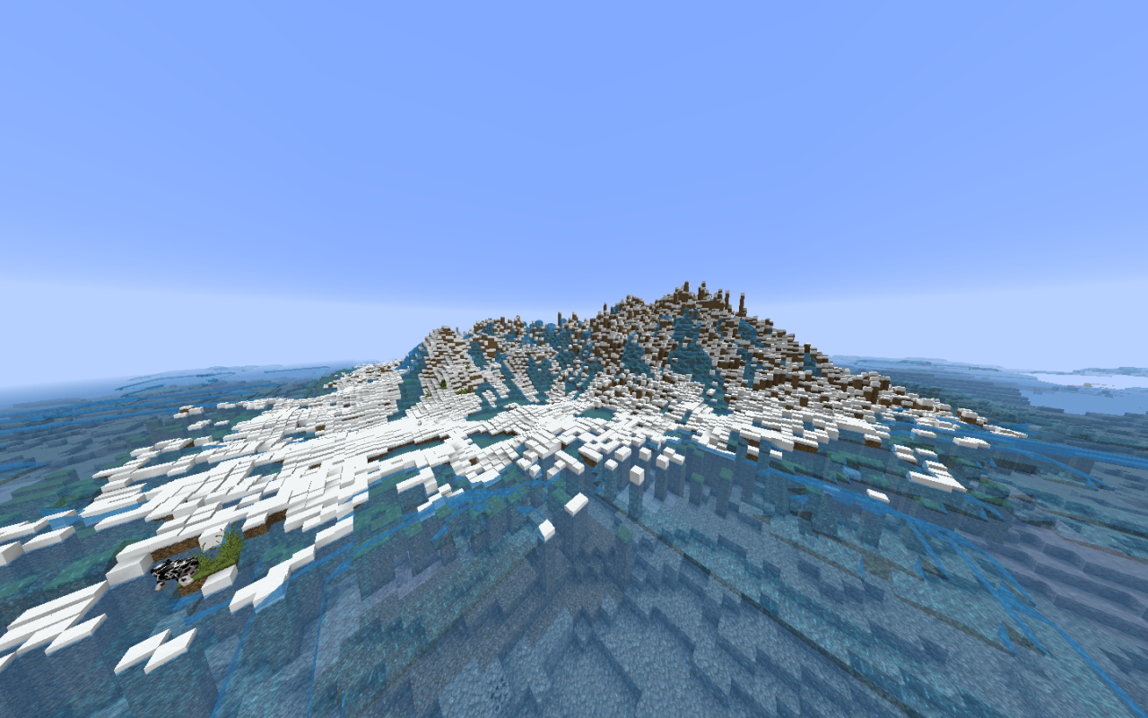 Minecraft map: The white island + [Map Download] Minecraft Map