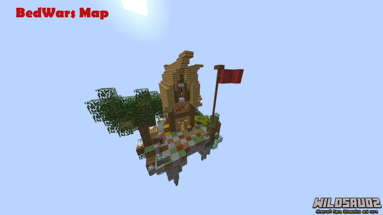 BedWars House MAP+SCHEMATIC Minecraft Map