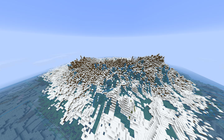 Minecraft map: The white island + [Map Download] Minecraft Map