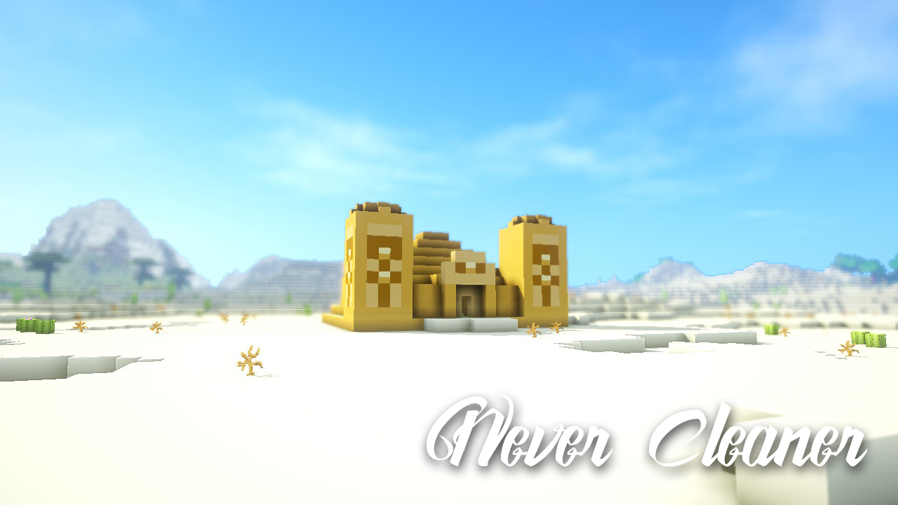 [1.11] Never Cleaner - Simple, cartoonish and relaxing! 64x Minecraft ...