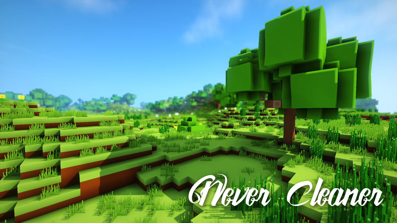 [1.11] Never Cleaner - Simple, cartoonish and relaxing! 64x Minecraft ...