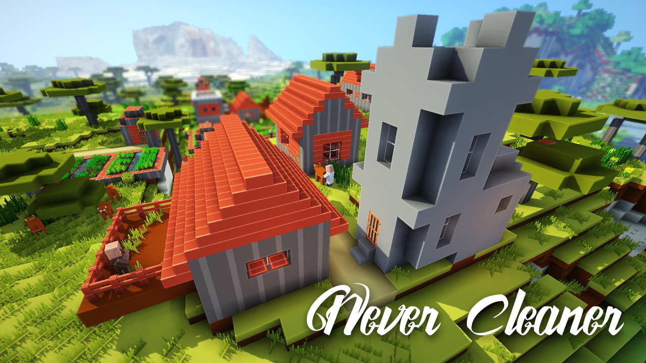 [1.11] Never Cleaner - Simple, cartoonish and relaxing! 64x Minecraft ...