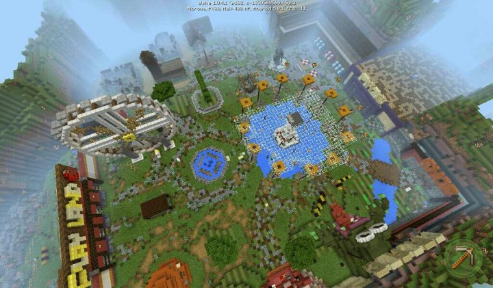 Theme park Minecraft Map