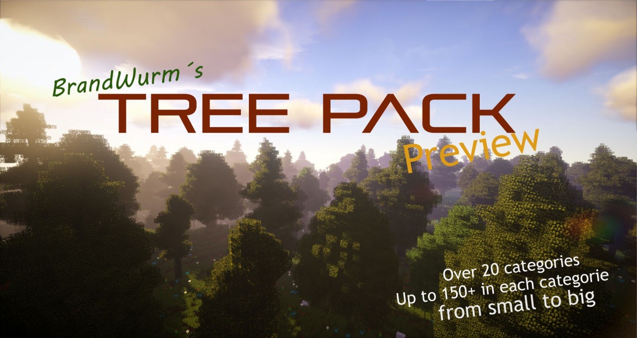 Custom TreePack Preview Minecraft Map
