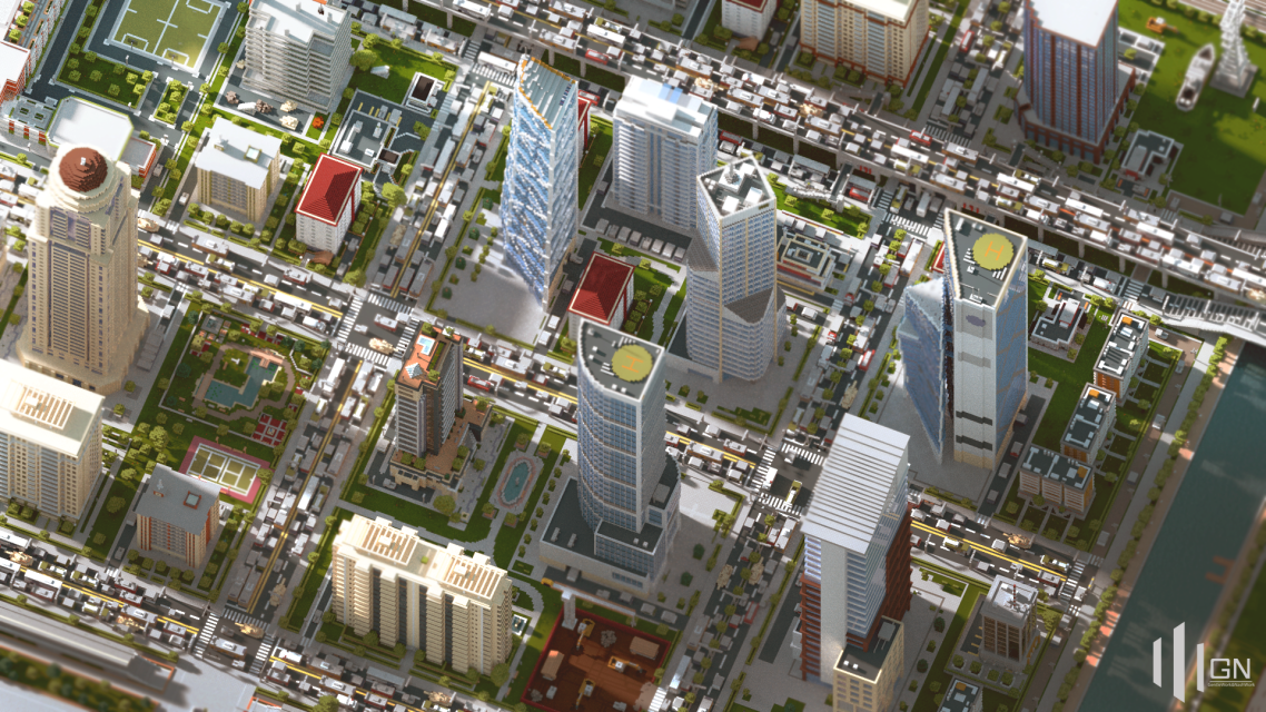 [GN] Simcity vs Minecraft? - Minecraft Simcity project! Minecraft Map