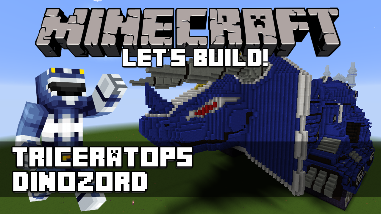 Power Rangers Blue Triceratops Dinozords Minecraft Map