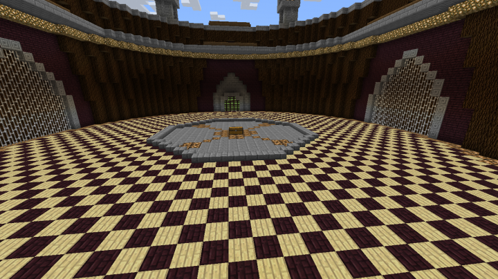 PopularMMOs Arena Set Up With Trades And Stuff Minecraft Map