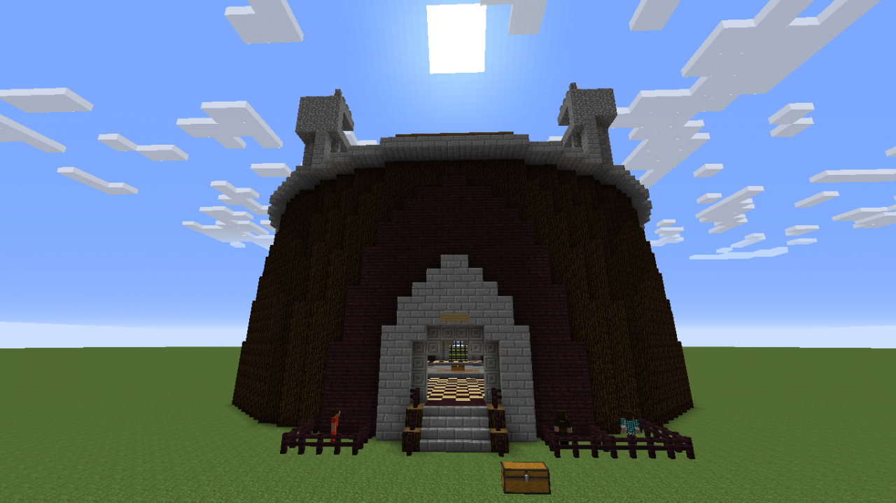 PopularMMOs Arena Set Up With Trades And Stuff Minecraft Map