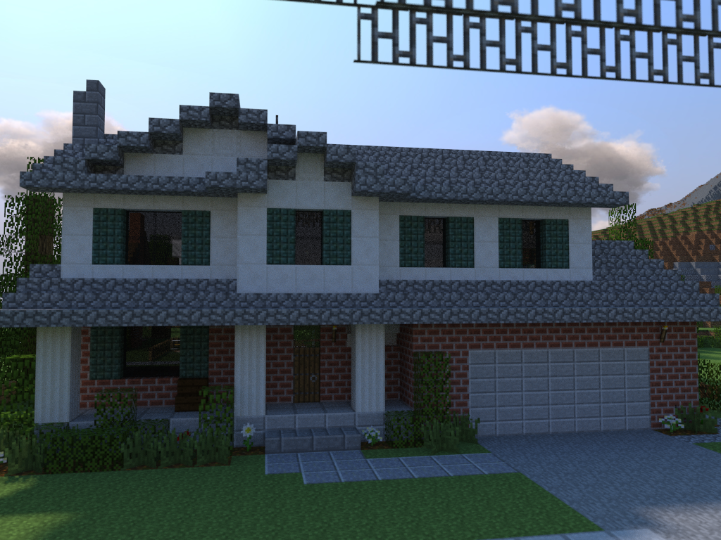 Small Suburban Home Minecraft Map