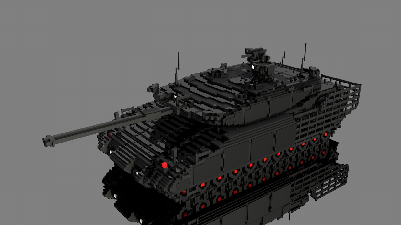 10:1 scale tank Minecraft Map