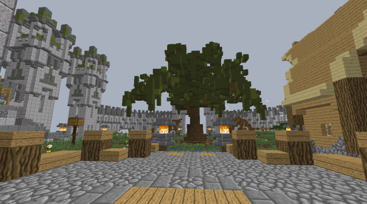 Medieval Spawn + Tree of life Minecraft Map