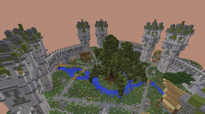 Medieval Spawn + Tree of life Minecraft Map