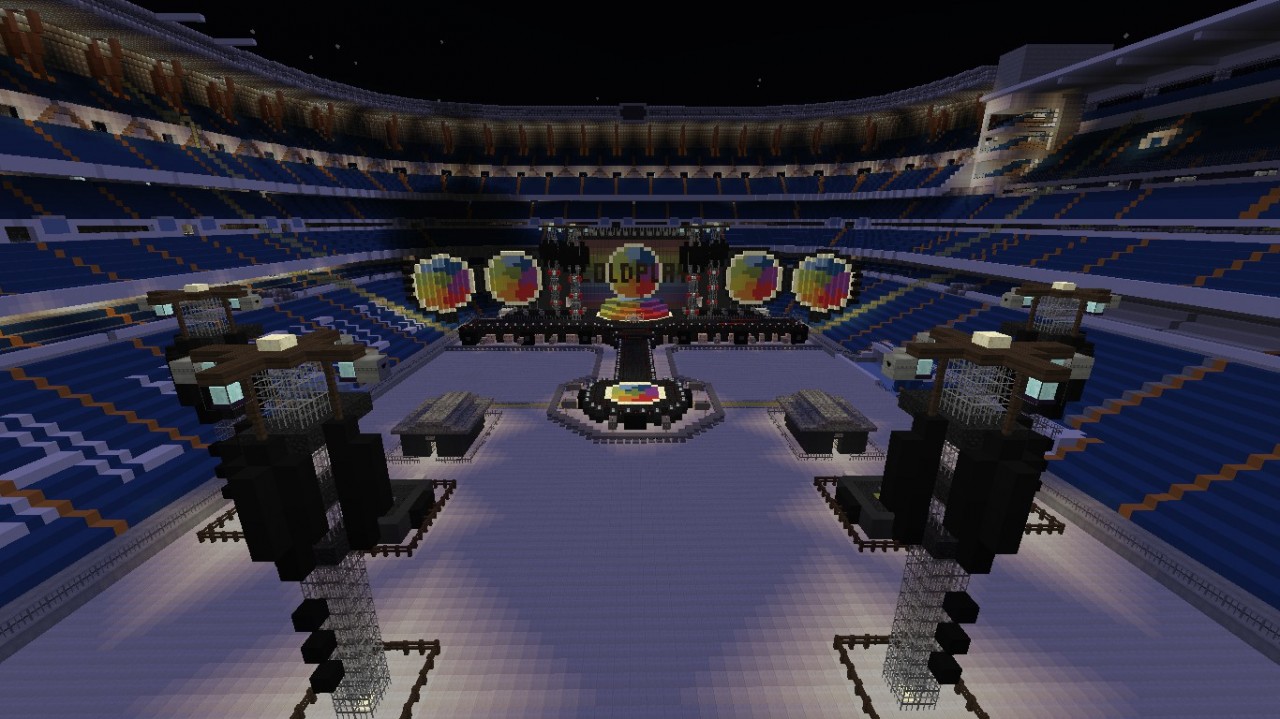 Coldplay Concert Minecraft Map