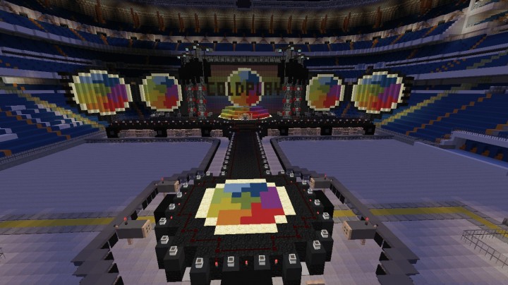 Coldplay Concert Minecraft Map