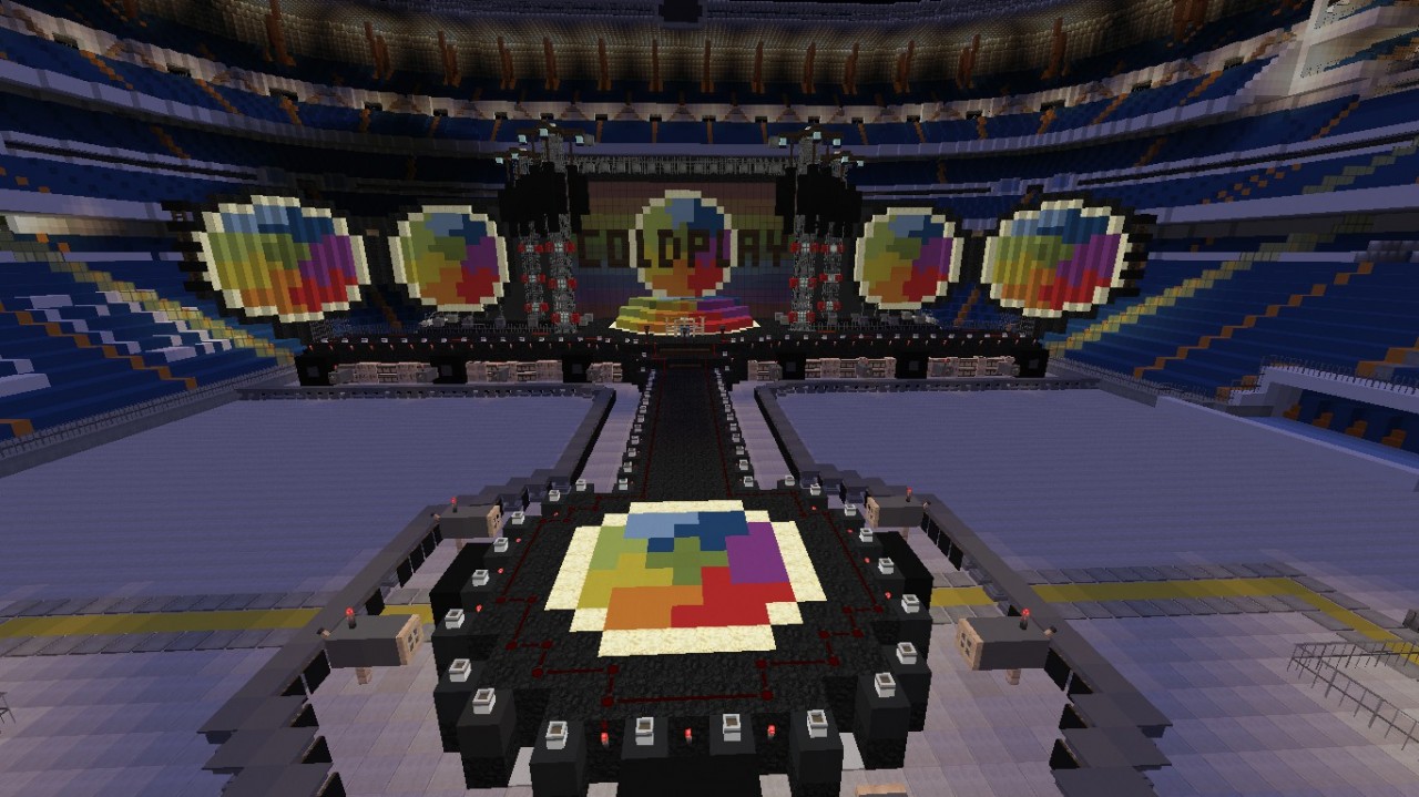Coldplay Concert Minecraft Map