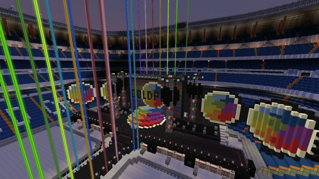 Coldplay Concert Minecraft Map
