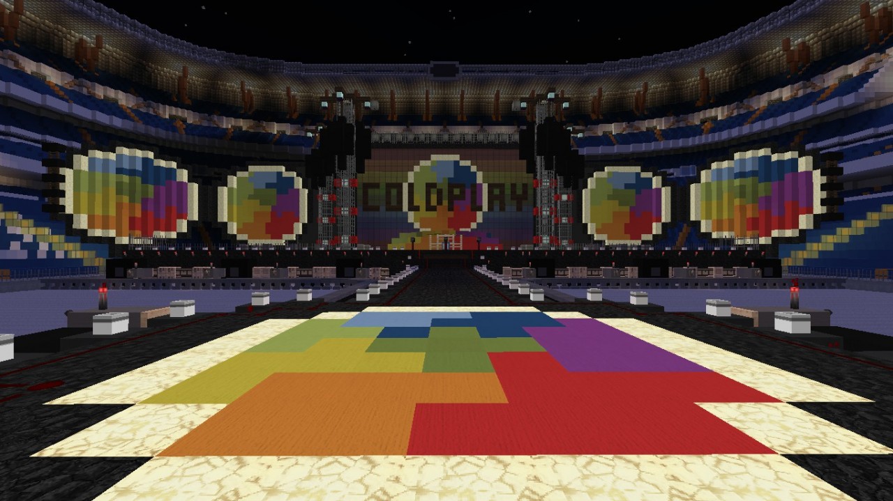 Coldplay Concert Minecraft Map