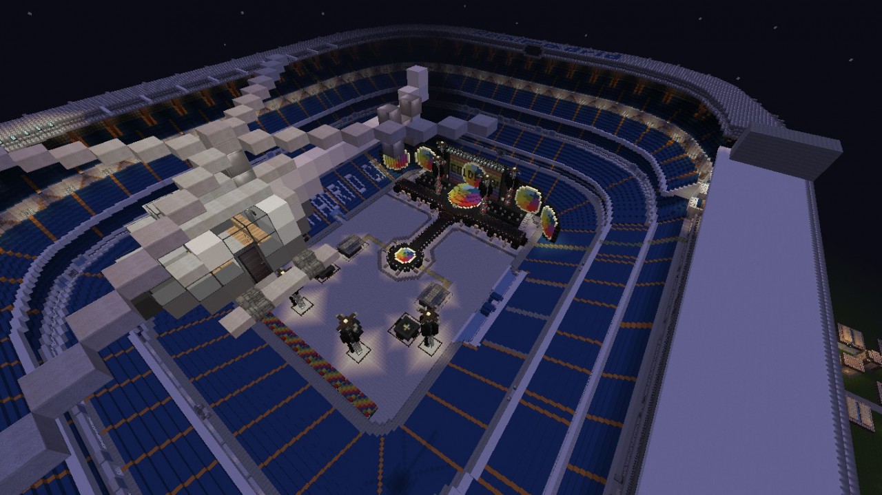 Coldplay Concert Minecraft Map