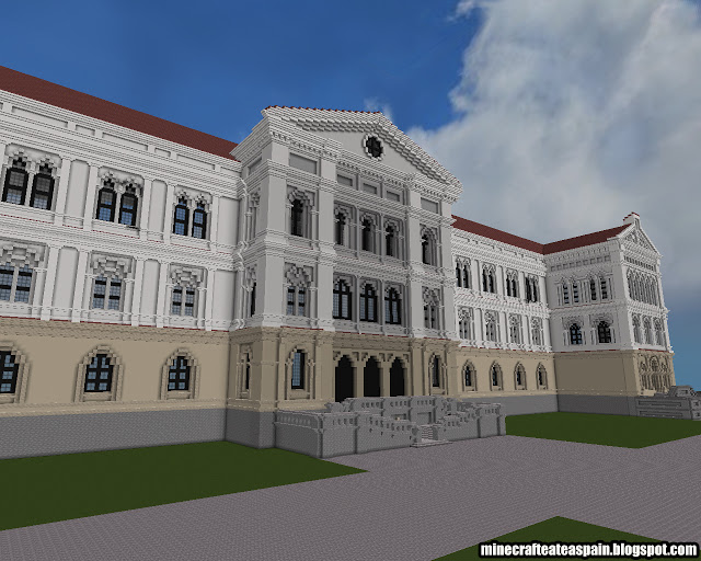 Replica Minecraft, University Literary Building, University of Deusto ...