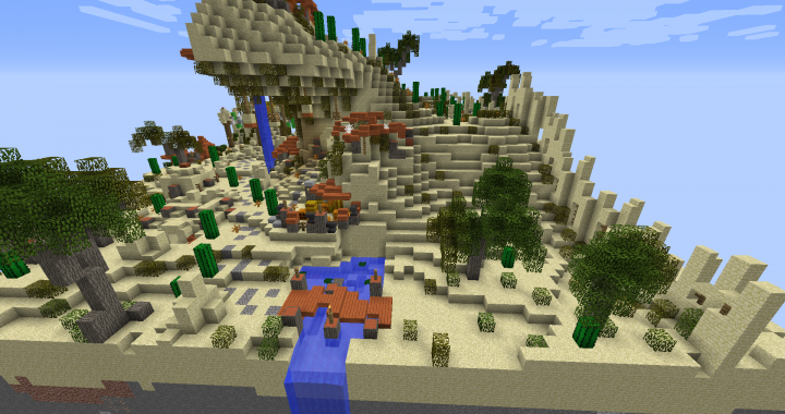 The Arena PvP,Quake, Mobs itd. Minecraft Map