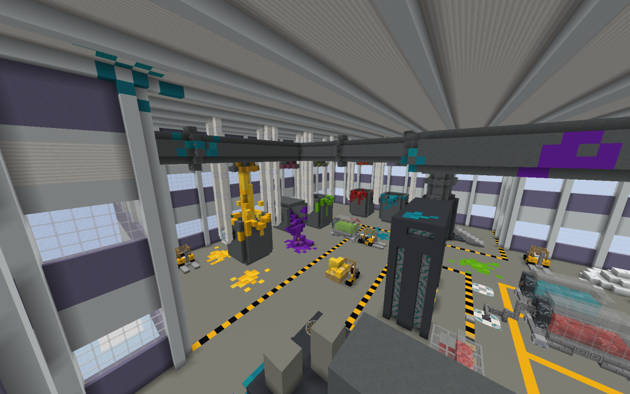 Villager Paint Factory Minecraft Map