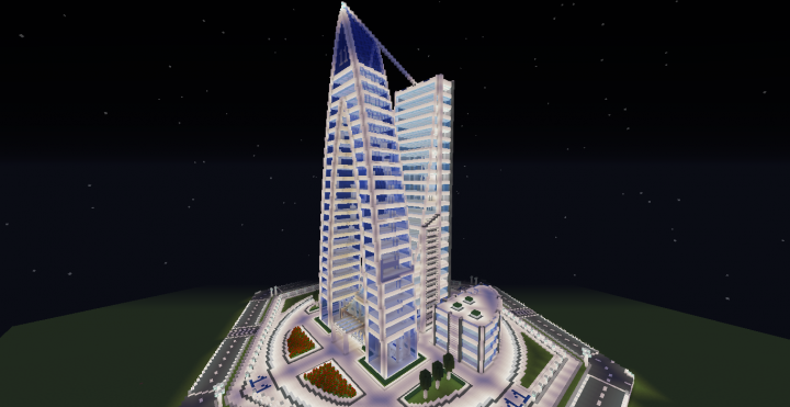 Quartz Tower #11 Minecraft Map